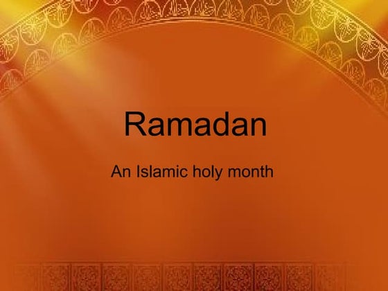 Ramadan-Powerpoint | PDF | Islam | Religion & Spirituality