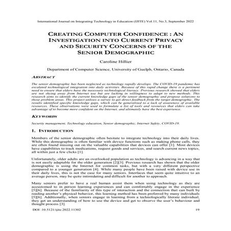 Creating Computer Confidence : An Investigation into Current Privacy ...