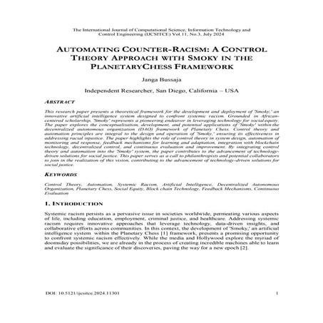 AUTOMATING COUNTER-RACISM: A CONTROL THEORY APPROACH WITH SMOKY IN THE ...