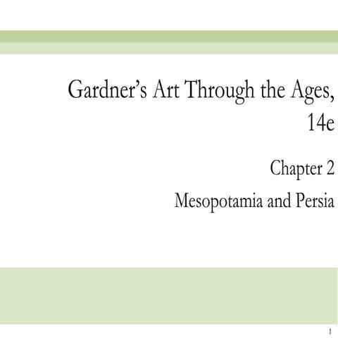 Chapter 2 Mesopotamia And Persia Ppt