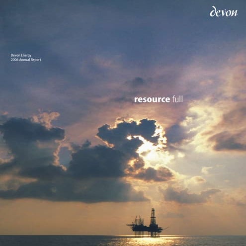 devon energy 2006 ar | PDF