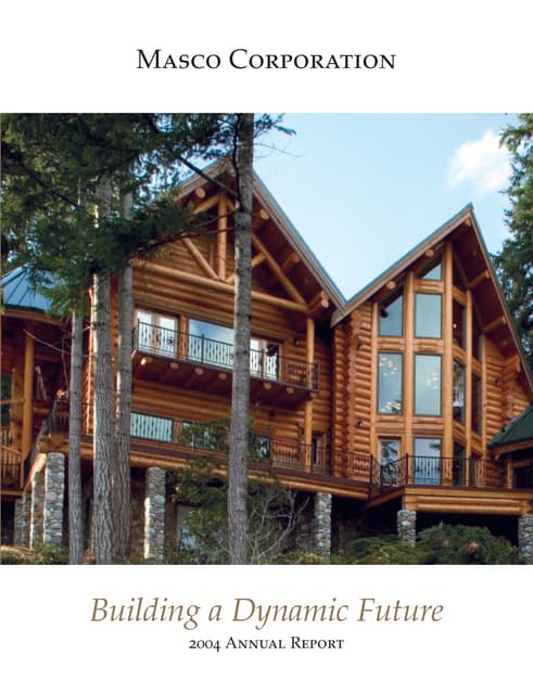 Masco Annual Report2003 | PDF