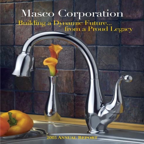 Masco Annual Report2003 | PDF