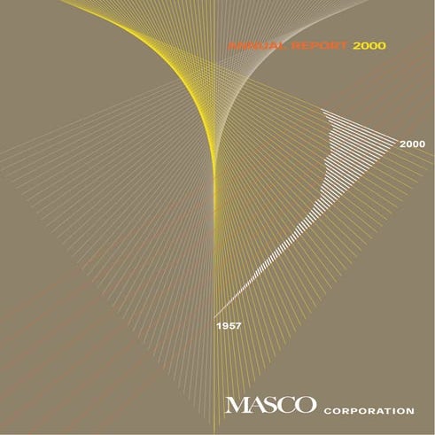 Masco Annual Report2000 | PDF | Business Accounting & Finance | Business