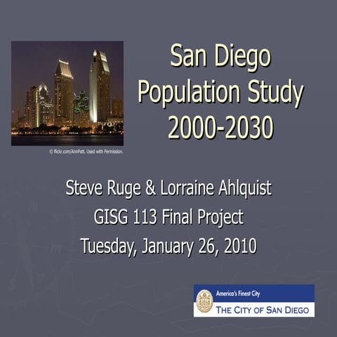 GISG 113 Advanced GIS Final Project Presentation | PPT