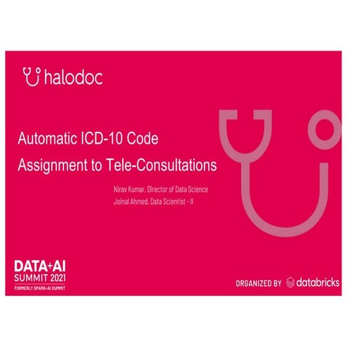 Automatic ICD-10 Code Assignment to Consultations | PDF