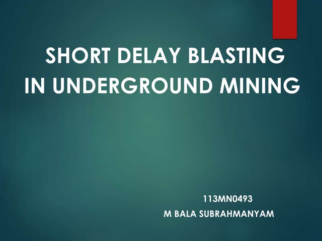 Drop raising in underground mines | PDF
