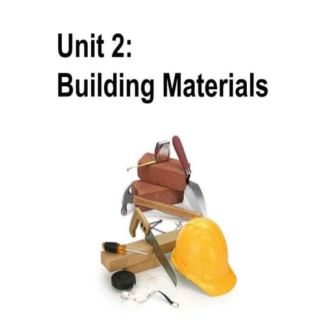 114433749 unit3-building materials | PPT