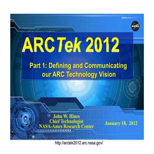 J.Hines_ARCTek2012_Welcome | PPT