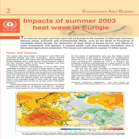 Impact of summer 2003 heat wave in Europe | PDF