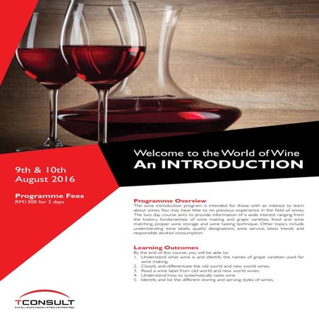 Welcome to the World of Wine-An Introduction | PDF