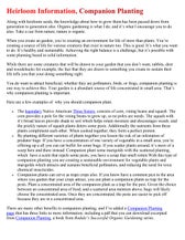 Companion Planting, Part I: Know Your Plant Families - the Dirt | PDF