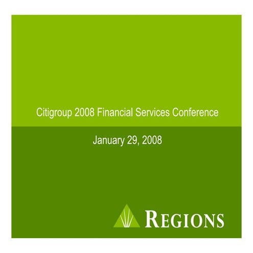 regions Citi group12/9/08 | PPT