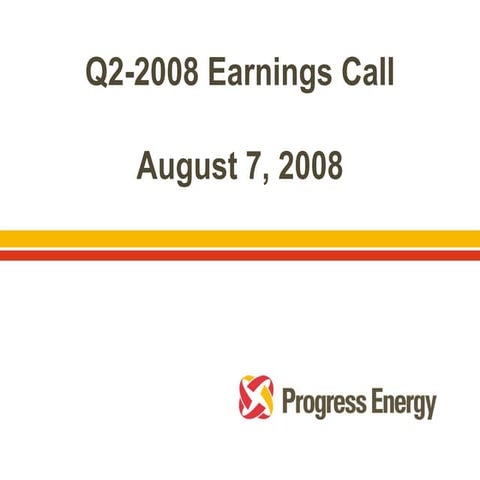 progress energy 08/07/08slides | PPT