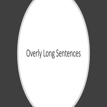 Long sentences | PPT