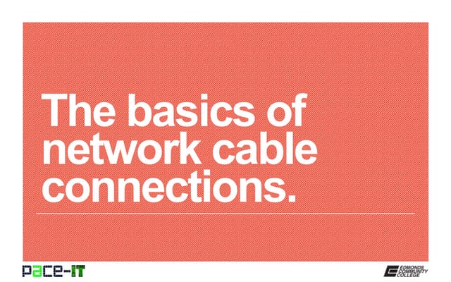 Networking Cables & Connectors | PDF