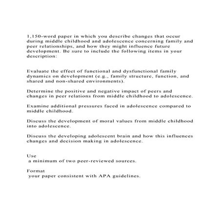 1,150-word paper in which you describe changes that occur during.docx