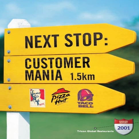 yum brands annual reports 2001 | PDF