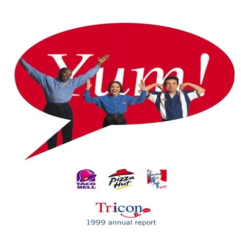 yum brands annual reports 1999 | PDF