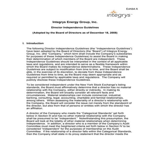 CHS Corporate Governance Guidelines | PDF