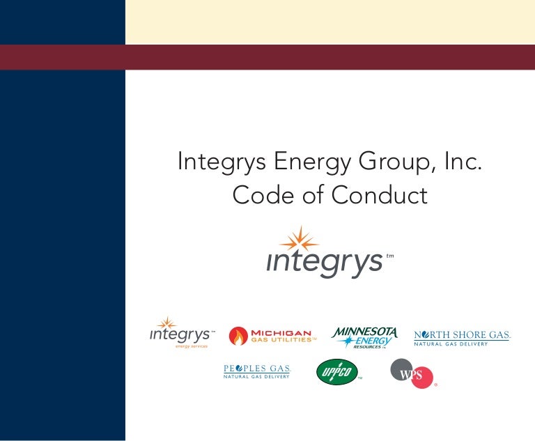 integrys governance codeofconduct
