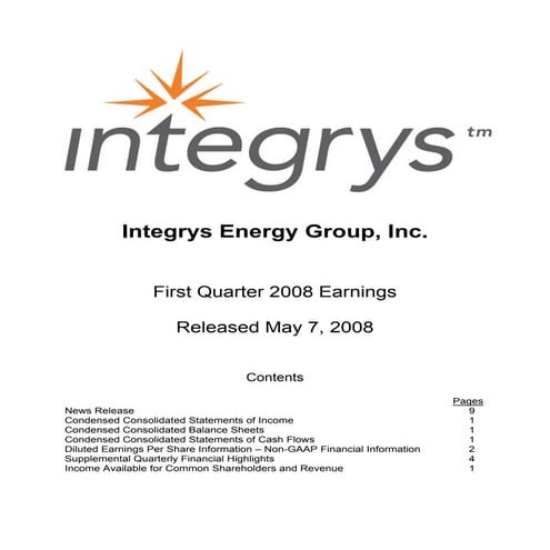 .integrysgroup 05/08/2008_supplemental data | PDF