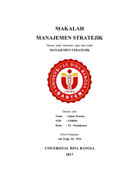 Salam Maskur presentations