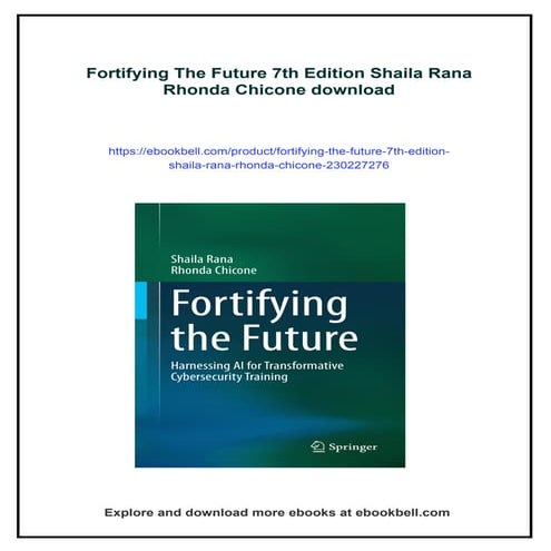 Fortifying The Future 7th Edition Shaila Rana Rhonda Chicone | PDF