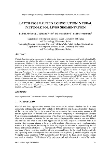 Enhancing Segmentation Approaches from Fuzzy-MPSO Based Liver Tumor Segmentation to Gaussian ...