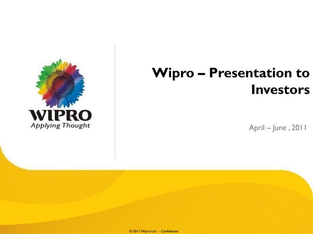 Organisation structure, culture and strategies of wipro | PPTX