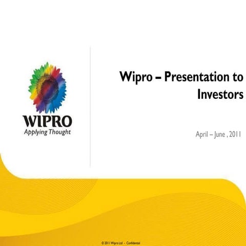 Organisation structure, culture and strategies of wipro | PPTX