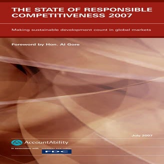 The State of Responsible Competitiveness | PDF