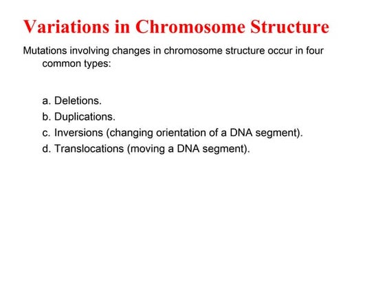 Chromosomal mutation/class 12 biology | PPTX