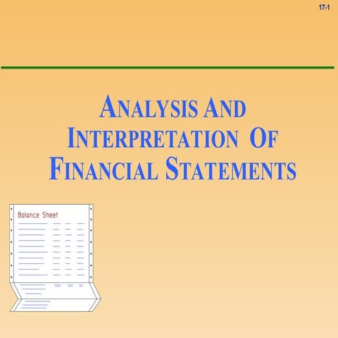 Analysis and Interpretation of Financial Statements.ppt