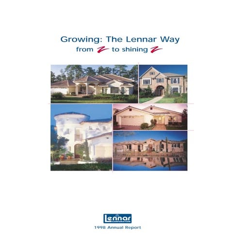 lennar 1998 AR | PDF