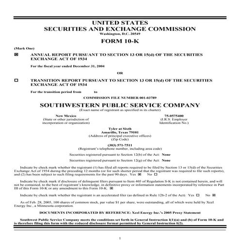 xcel energy 10k SPS_rev | PDF