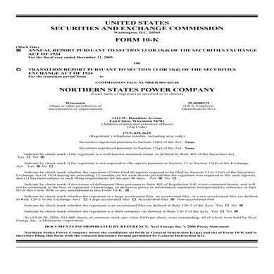 xcel energy NSP-WI_2005_10K | PDF