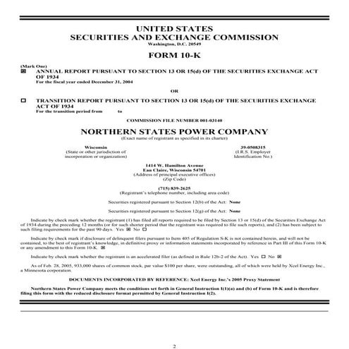 xcel energy 10k NSPW_rev | PDF