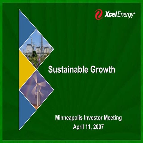 xcel energy 4_10MinneapolisInvestorMtgSECApril2007 | PPT