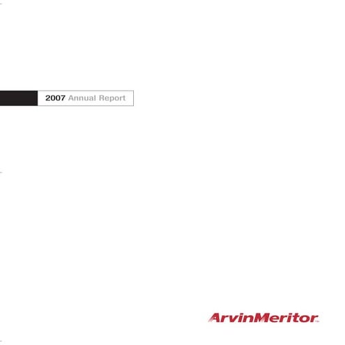 Arvinmeritor_AR2007 | PDF