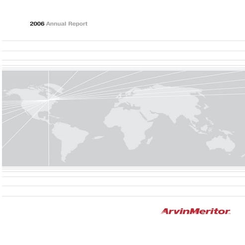 Arvinmeritor armannual06 | PDF