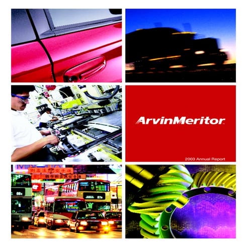 Arvinmeritor 2003 Annual Report | PDF