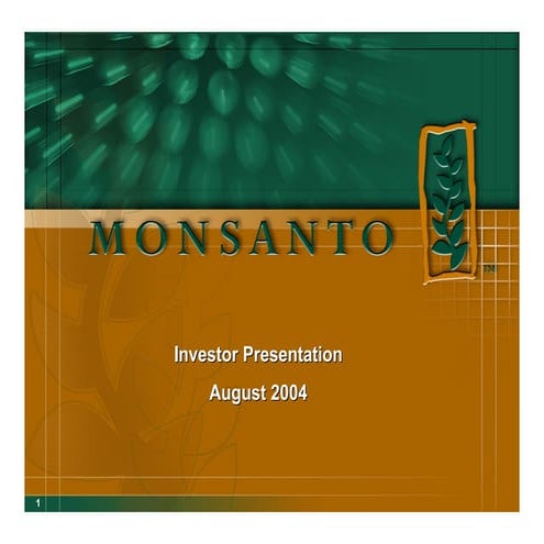 monsanto 2004 08a | PPT