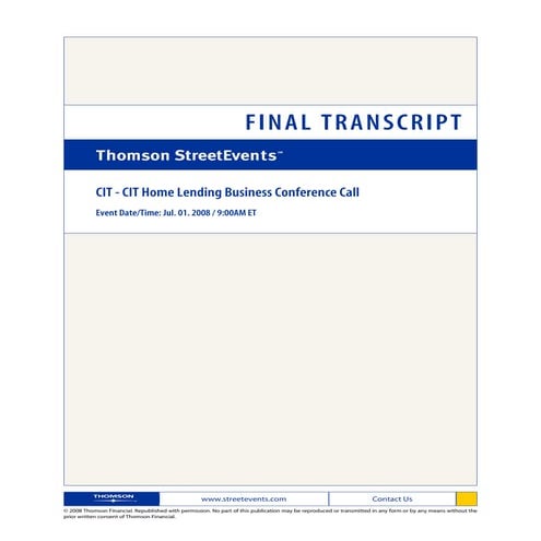 cit 07/01/08Script | PDF