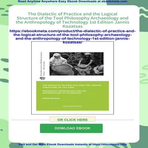 The Dialectic of Practice and the Logical Structure of the Tool ...