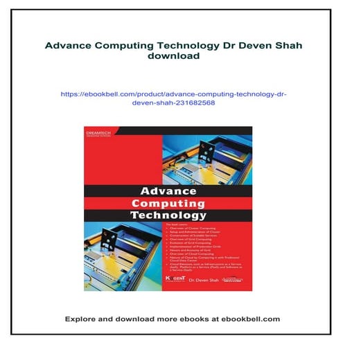 Advance Computing Technology Dr Deven Shah | PDF