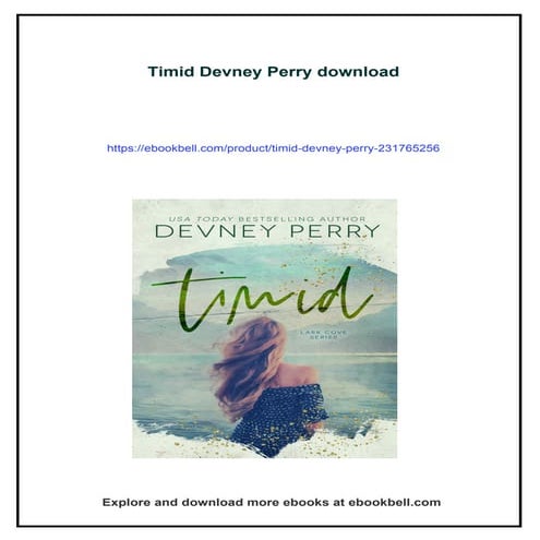 Download full ebook of Timid Devney Perry instant download pdf | PDF