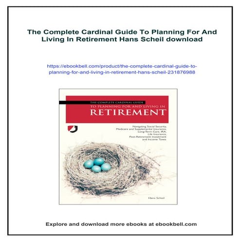 The Complete Cardinal Guide To Planning For And Living In Retirement ...