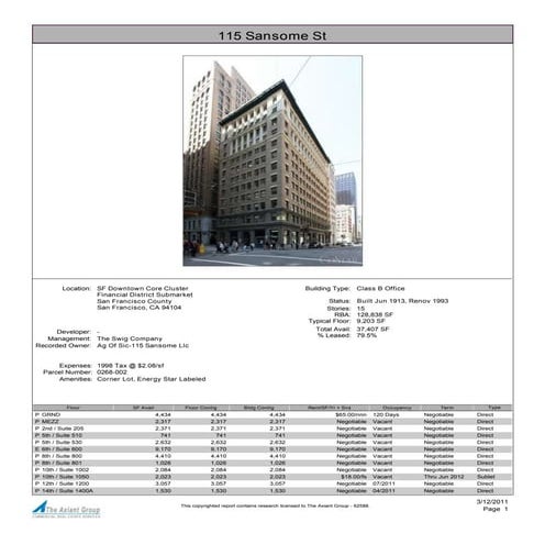 115 sansome | PDF