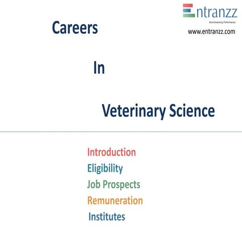 Careers in veterinary science | PPTX
